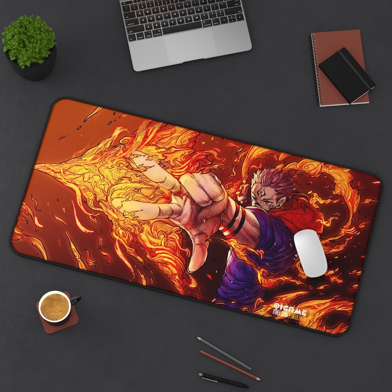 Jujutsu Kaisen Gaming Mouse Pad, Sukuna Domain Expansion Desk Mat ...
