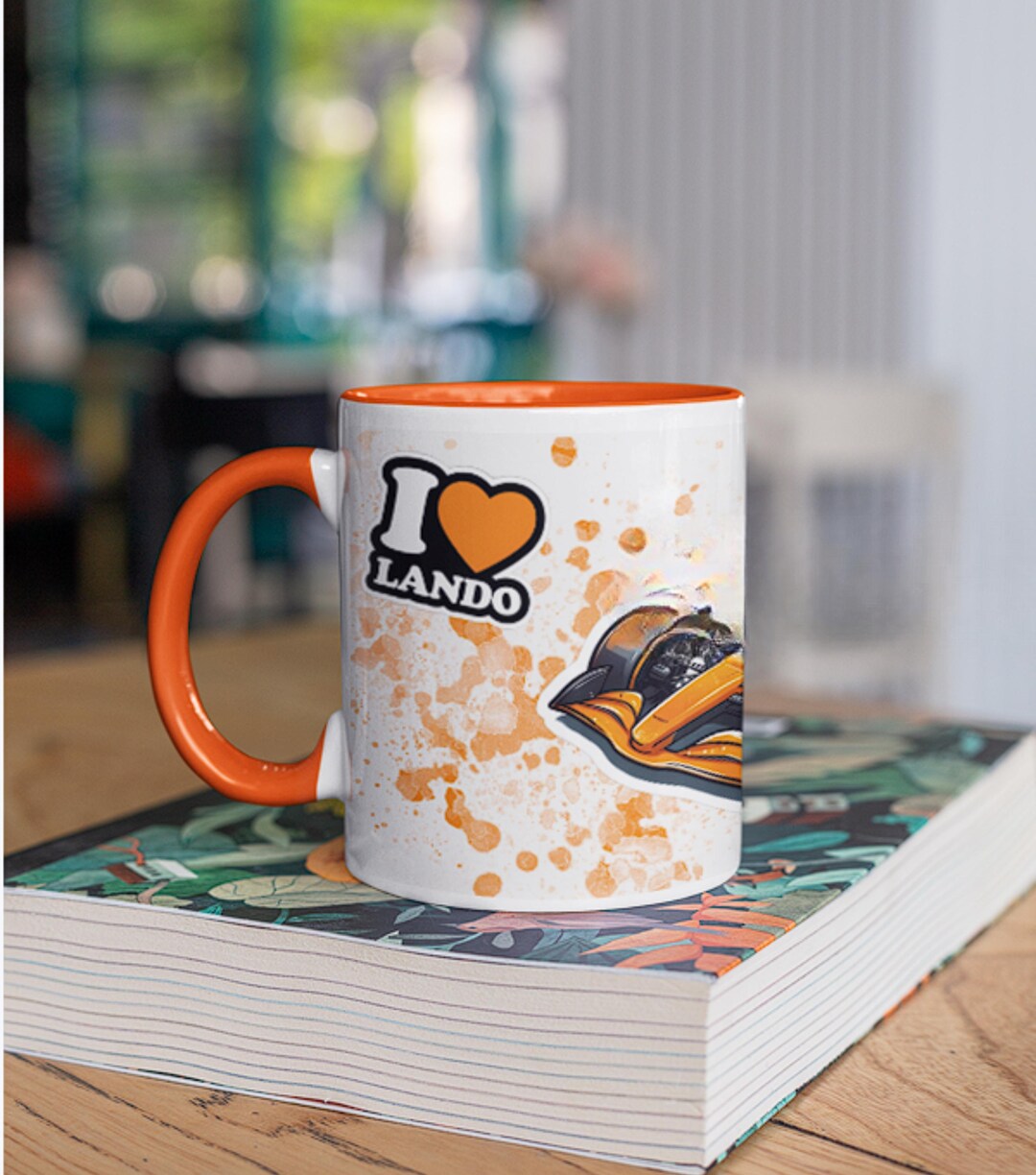 Lando Norris Coffee Mug With Color, Formula 1 Fan Gift, Racing ...