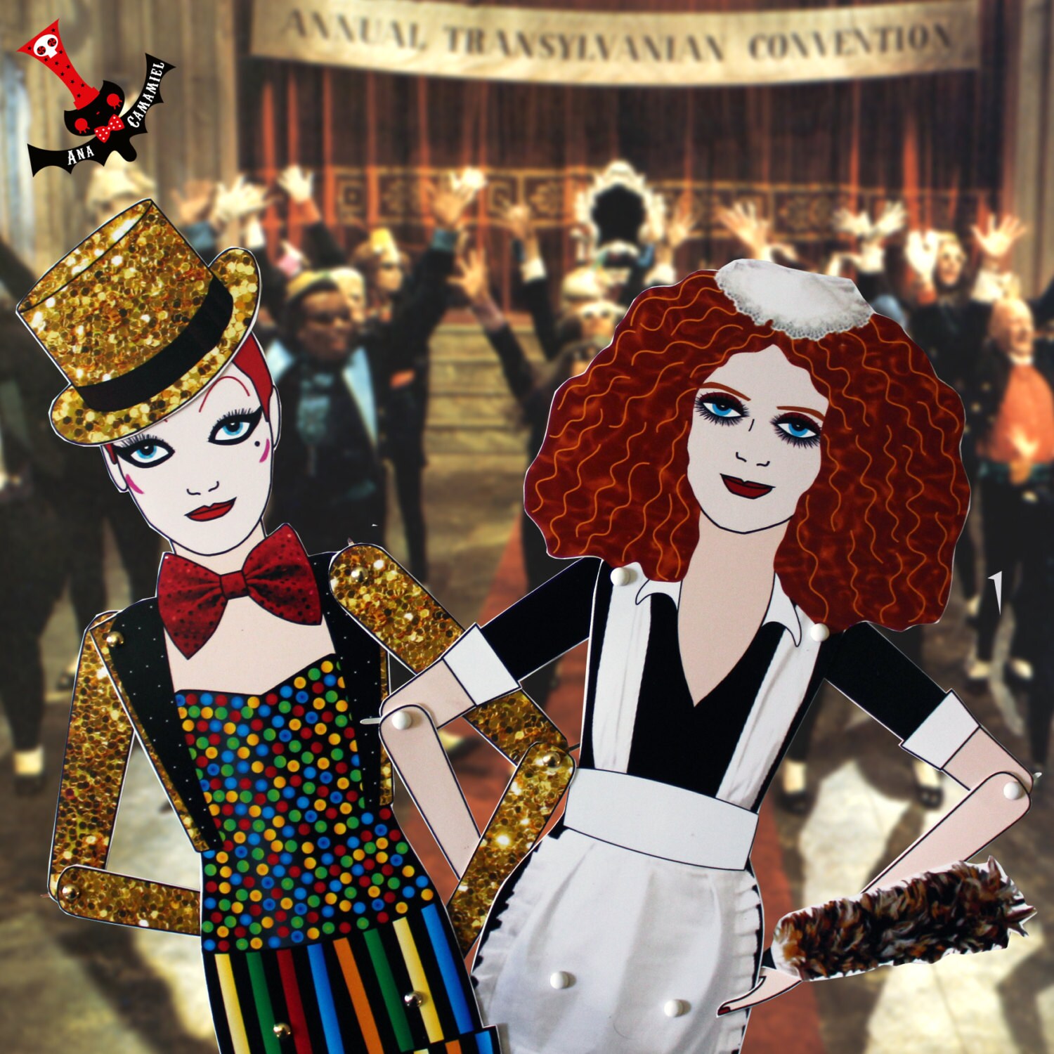 Columbia The Rocky horror picture show tribute fan art paper | Etsy