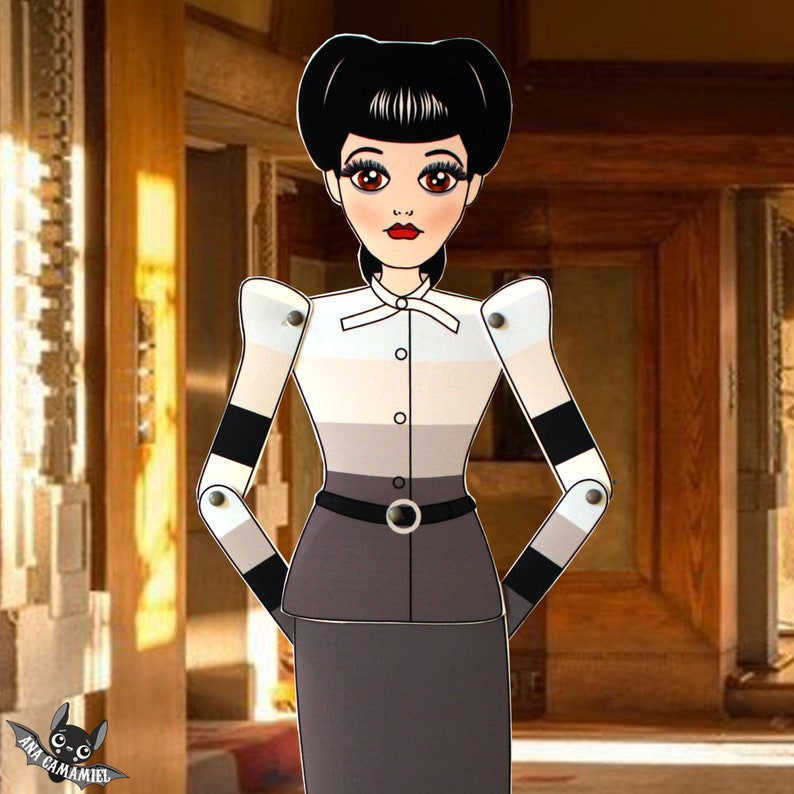 Blade Runner Rachael Articulated Paper Doll Sean Young - Etsy