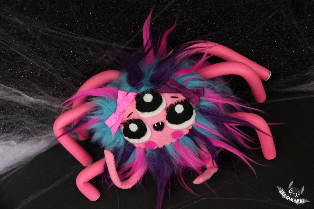 Baby Spider Mini Plush Handmade Doll Halloween Decoration SARAÑA - Etsy