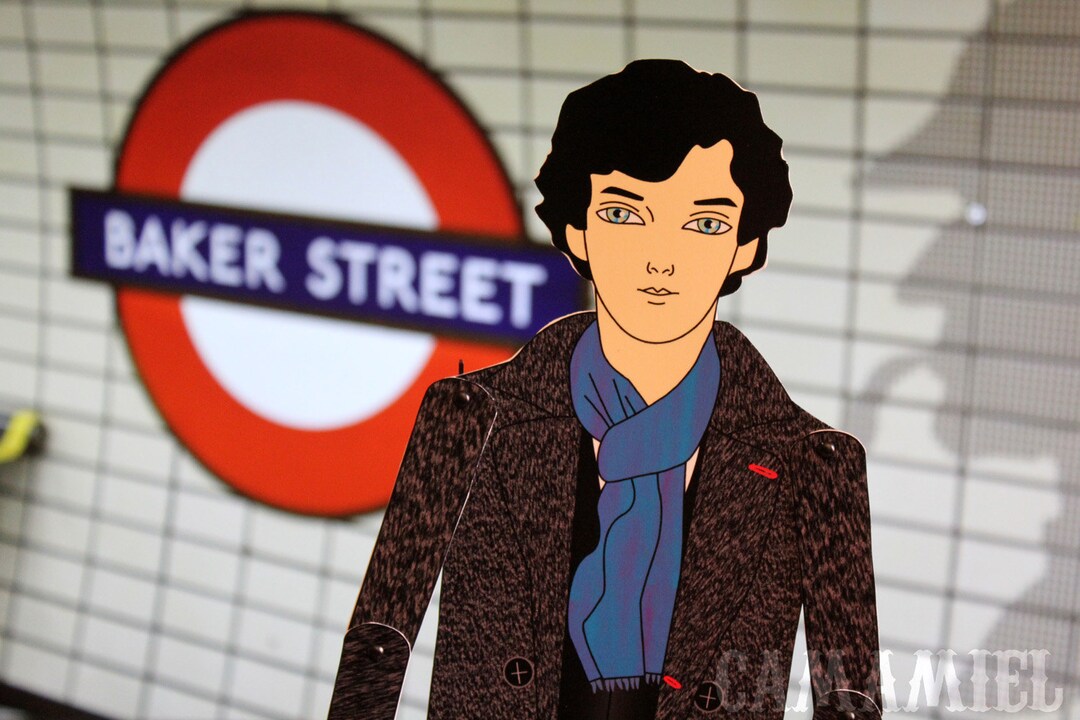 Benedict Cumberbatch Sherlock Holmes Articulated Paper Doll - Etsy
