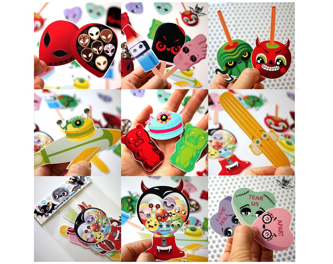 Candy Hearts Churro Gumball Machine Gummy Bears Alien Chocolate Box ...
