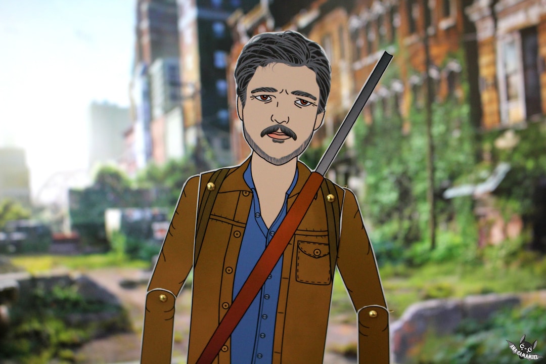 Pedro Pascal the Last of Us Joel Miller Articulated Paper Doll - Etsy