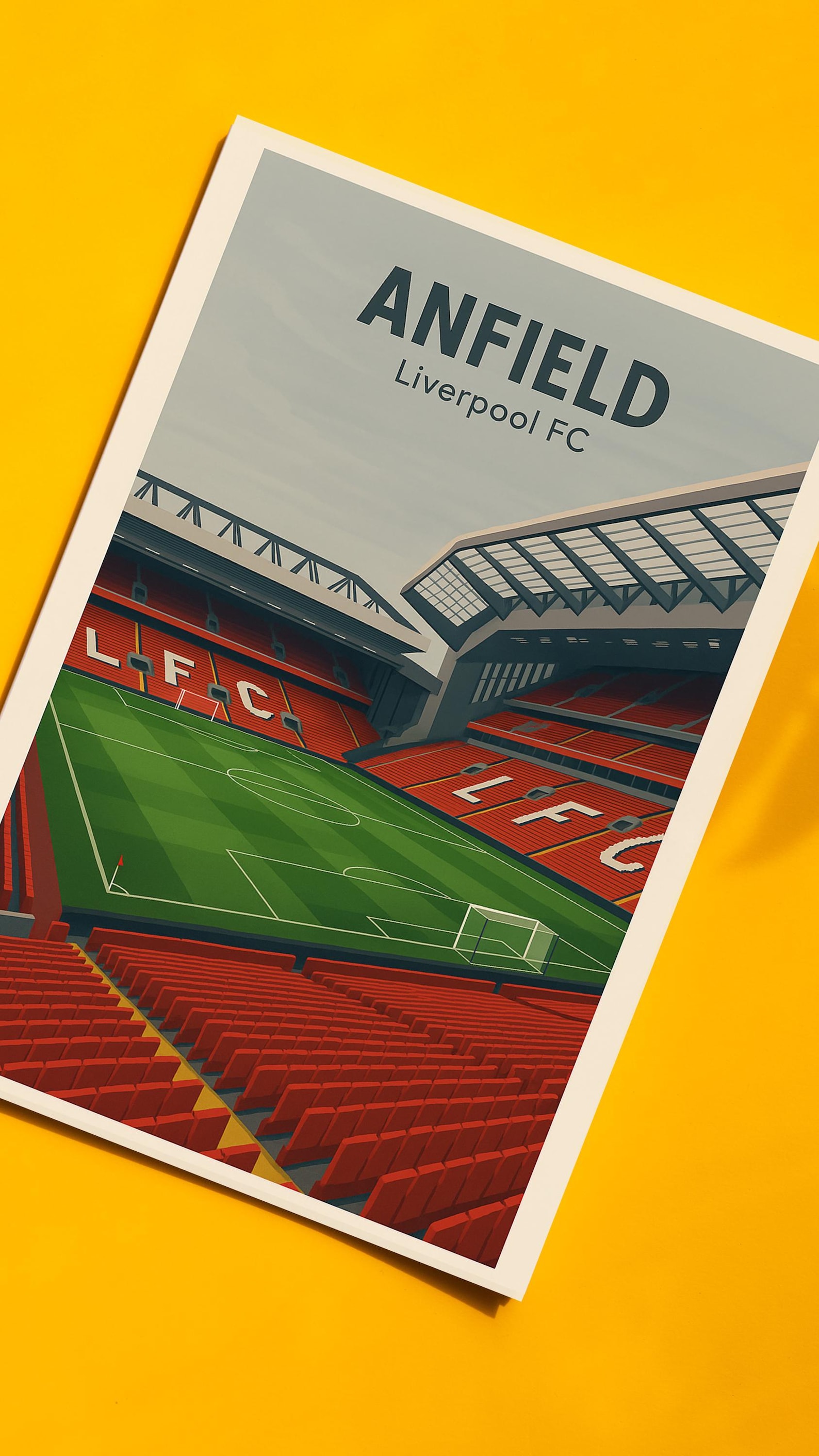 Liverpool FC Anfield Poster Wall Art, Football Premier League Print ...
