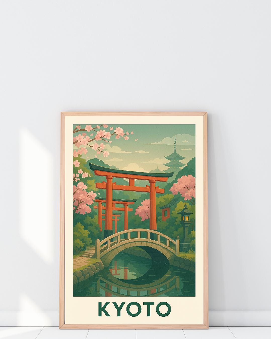 Kyoto Print Japan Wall Art, Travel Decor & Gift Idea for Birthday ...