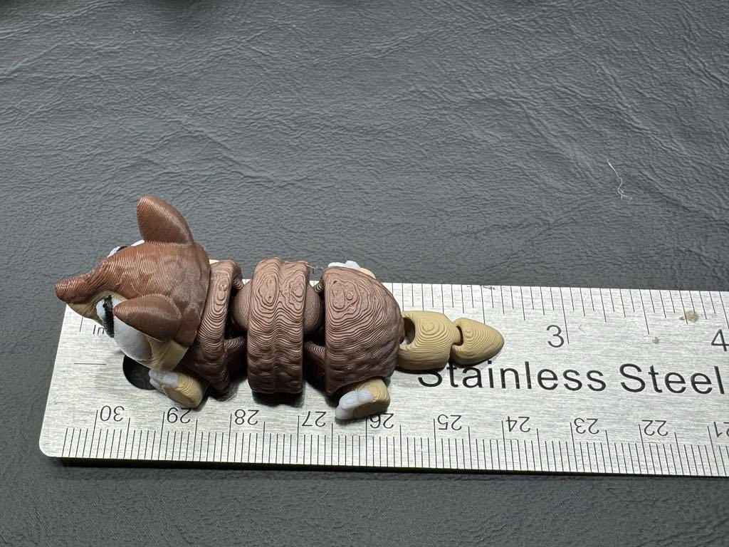 3D Printed Armadillo Habitat Playset: Includes 3 Mini Armadillos - Etsy