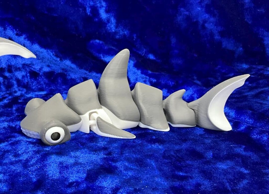 3D Printed Hammerhead Shark With Stand Options – Ocean Wildlife Decor ...