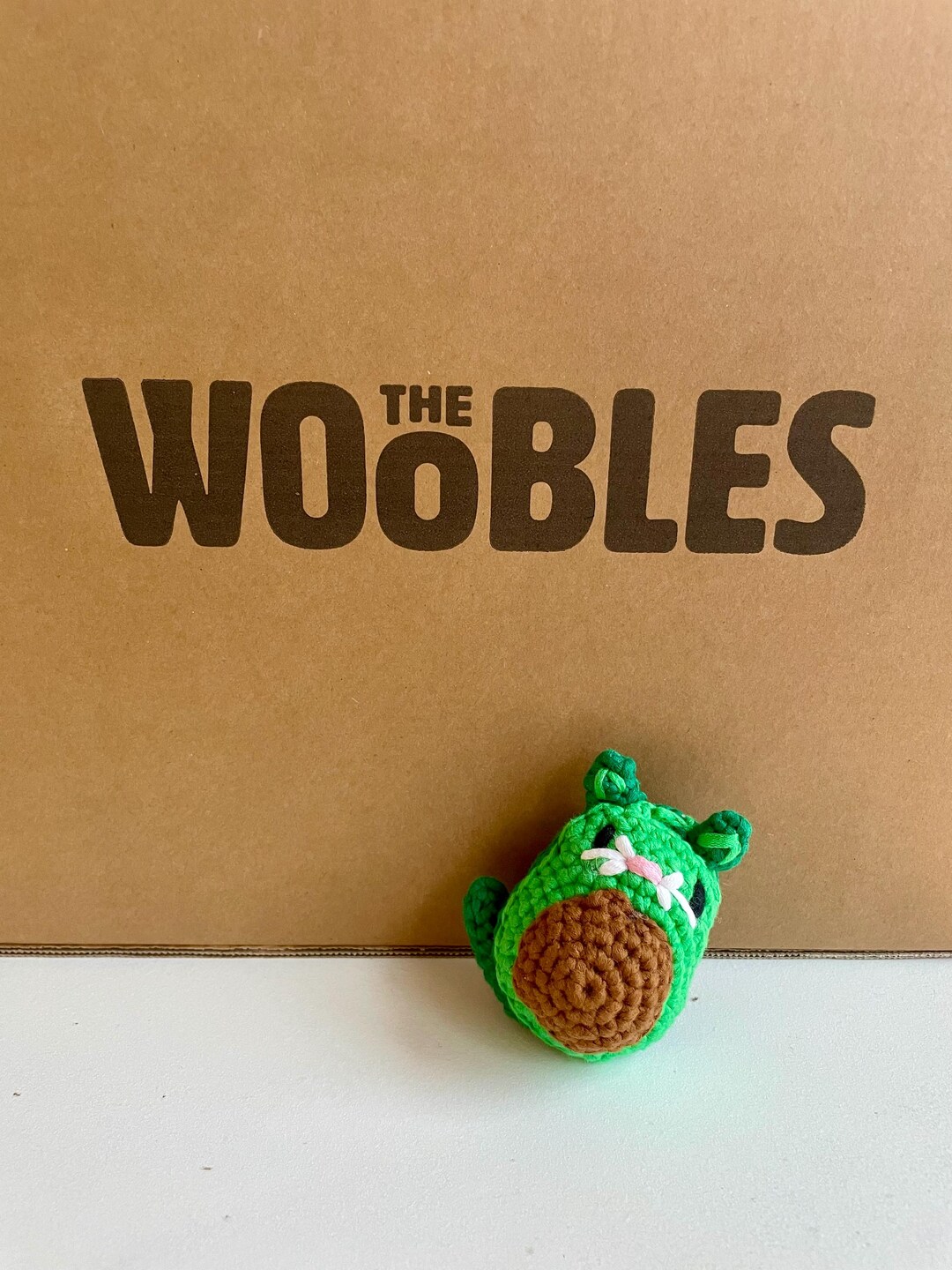 Avocado Cat - Made From the Woobles Kits - Physical item! - Etsy
