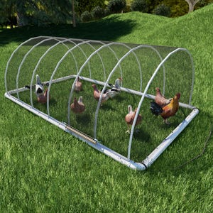 Chicken Coop Plans | Pipe Chicken Coop | PVC Pipe Chicken Run Plans ...
