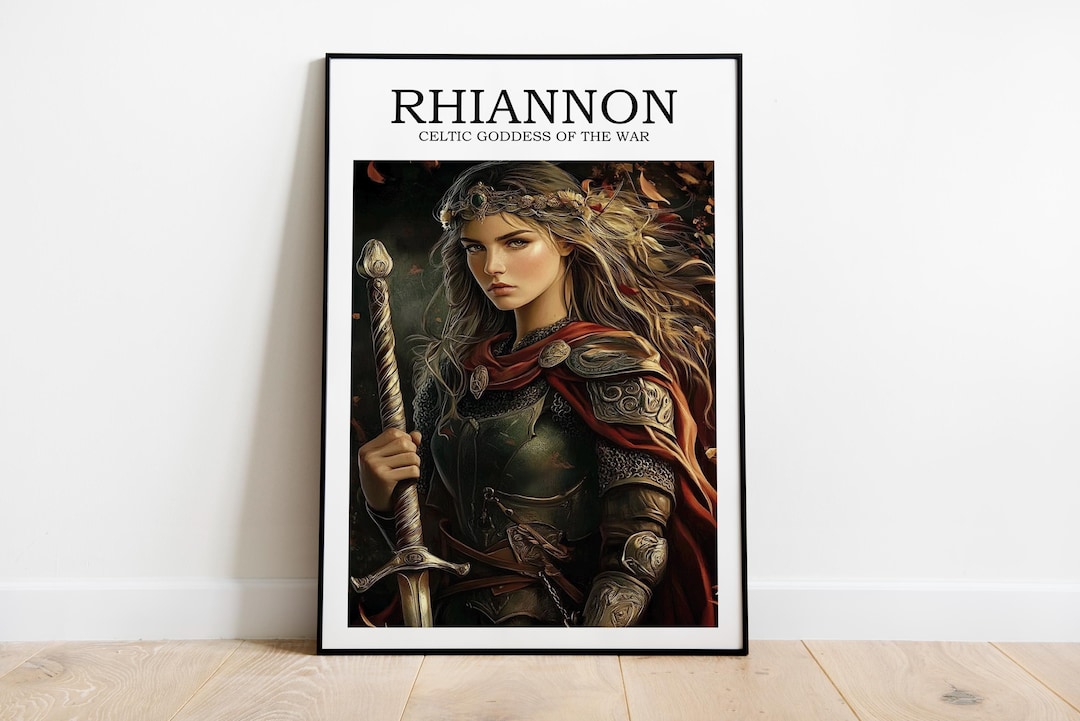 Rhiannon Celtic Goddess of the War, Goddess Print, Celtic Mythology ...