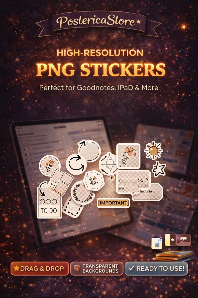 75,000+ Digital Sticker Mega Bundle , Goodnotes Stickers, Planner ...