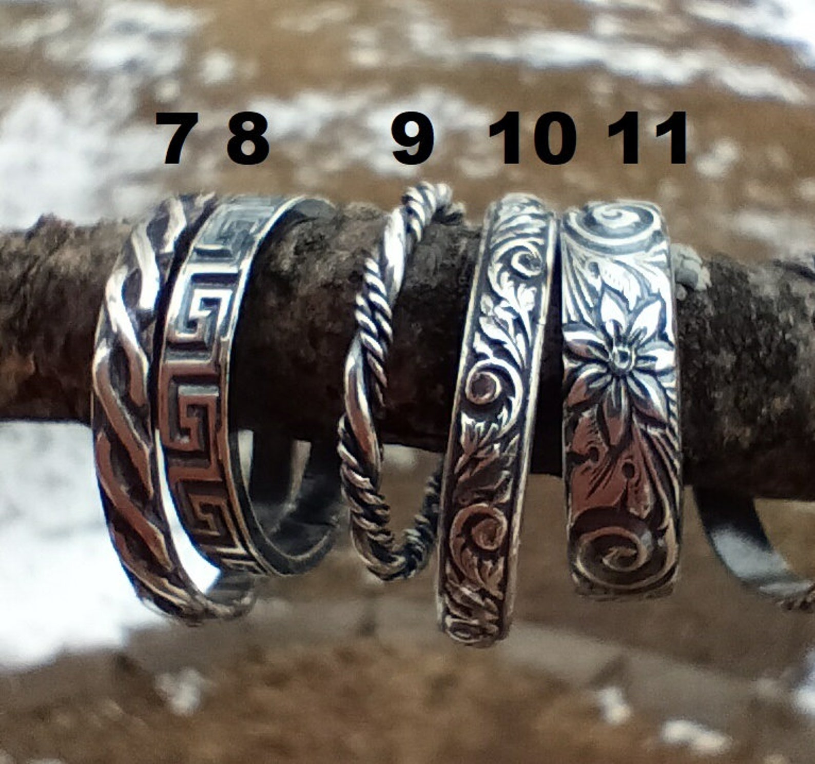 Solid 925 Sterling Silver Stacking Rings Pick Your Favorite Minimalist ...