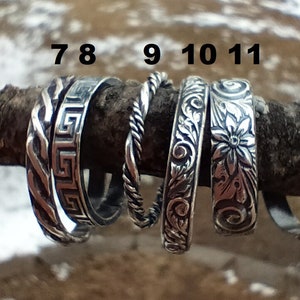 Solid 925 Sterling Silver Stacking Rings - Pick Your Favorite ...