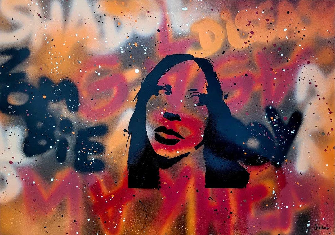 Street Art Painting – Lady Gaga “mayhem” - Etsy