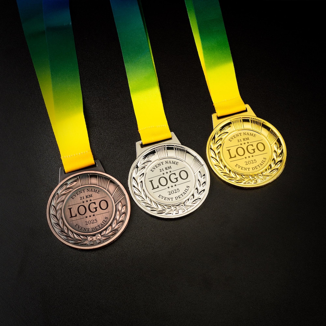 Custom Sport Event Medals for Awards - Personalized Medals for Races ...
