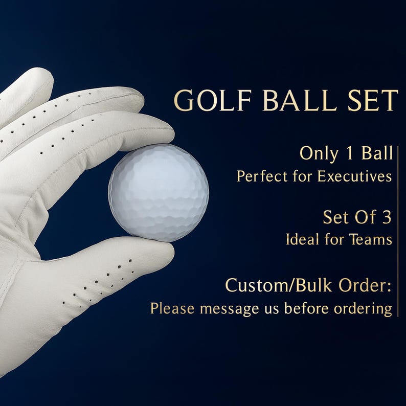 Personalized Funny Golf Ball Gift Set - Custom Retirement Golf Gift for ...