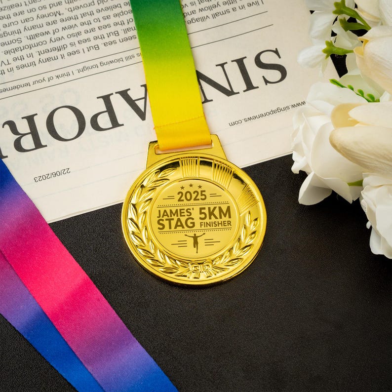 Personalized Marathon Running Medal - Custom Race Finisher Awards ...