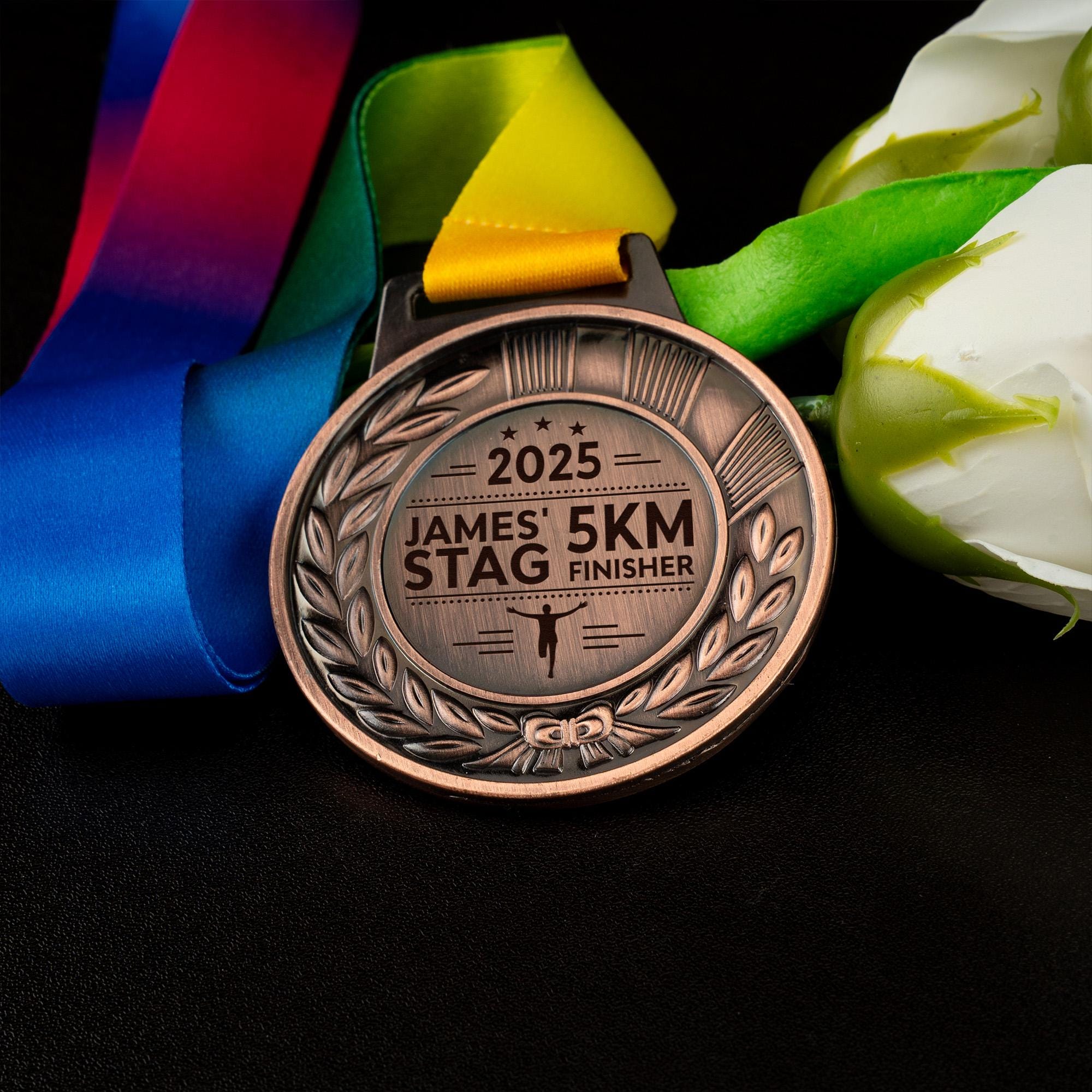 Personalized Marathon Running Medal - Custom Race Finisher Awards ...