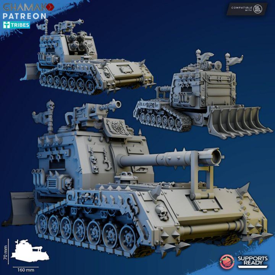 Earth Shatterer by Ghamak - STL Digital Miniature Files - Etsy