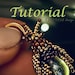 Firefly Earrings Beading Pattern. Beaded Bug Tutorial by Ezartesa - Etsy
