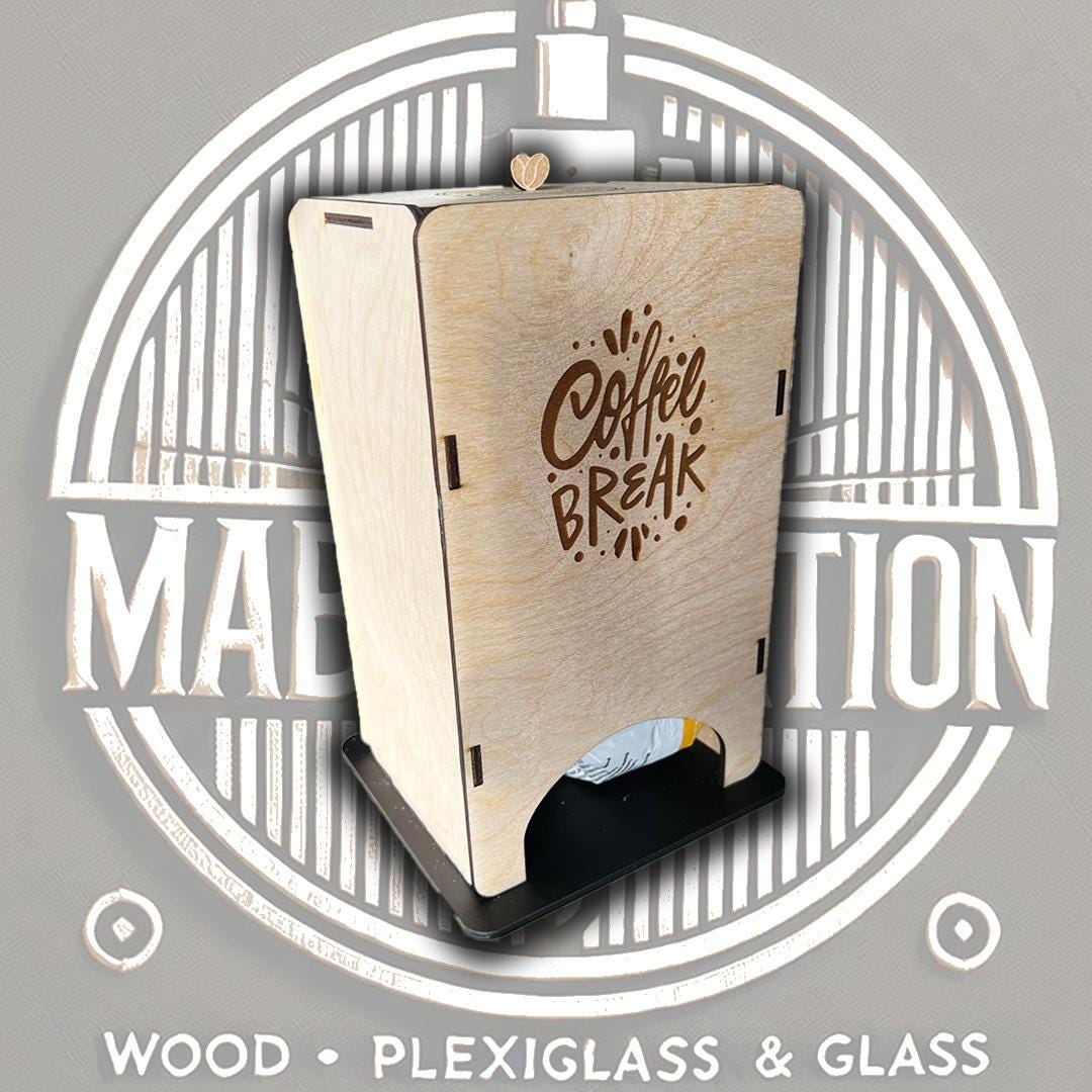 Cutting File for Elegant Wooden Capsule Holder – Unique Laser Cut ...