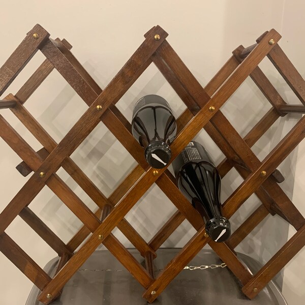 Wooden Wine Rack - Etsy