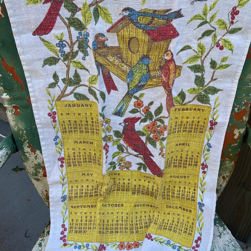 Tea Towel Calendar - Etsy