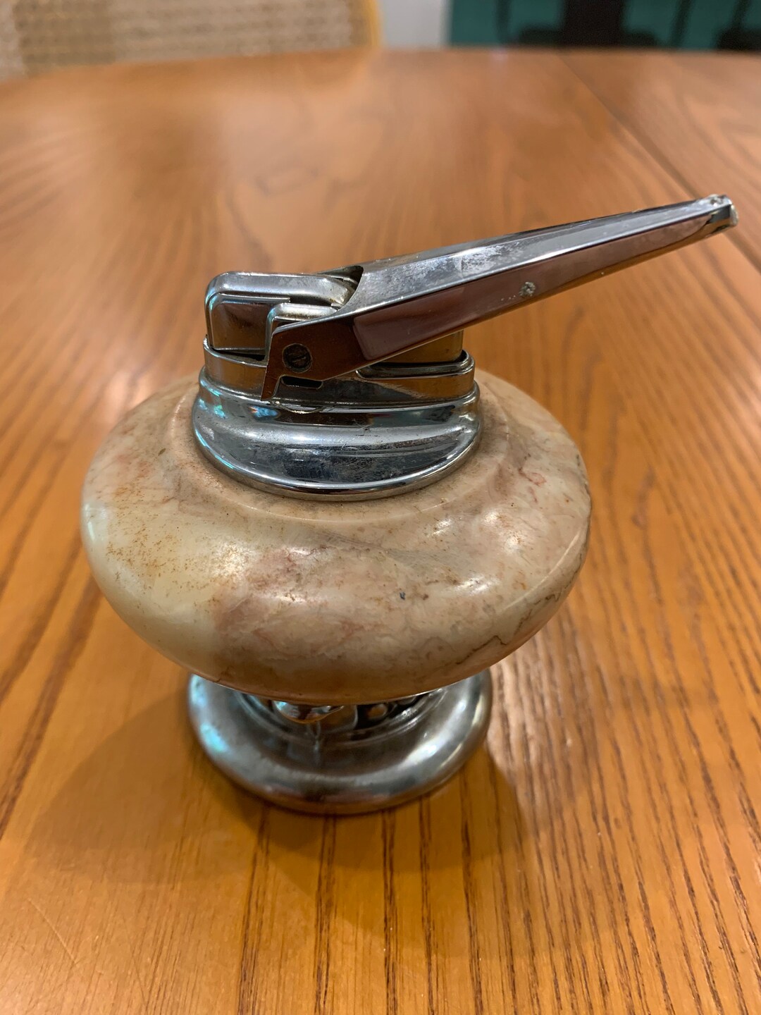 Vintage Ronson Stone Table Lighter - Etsy