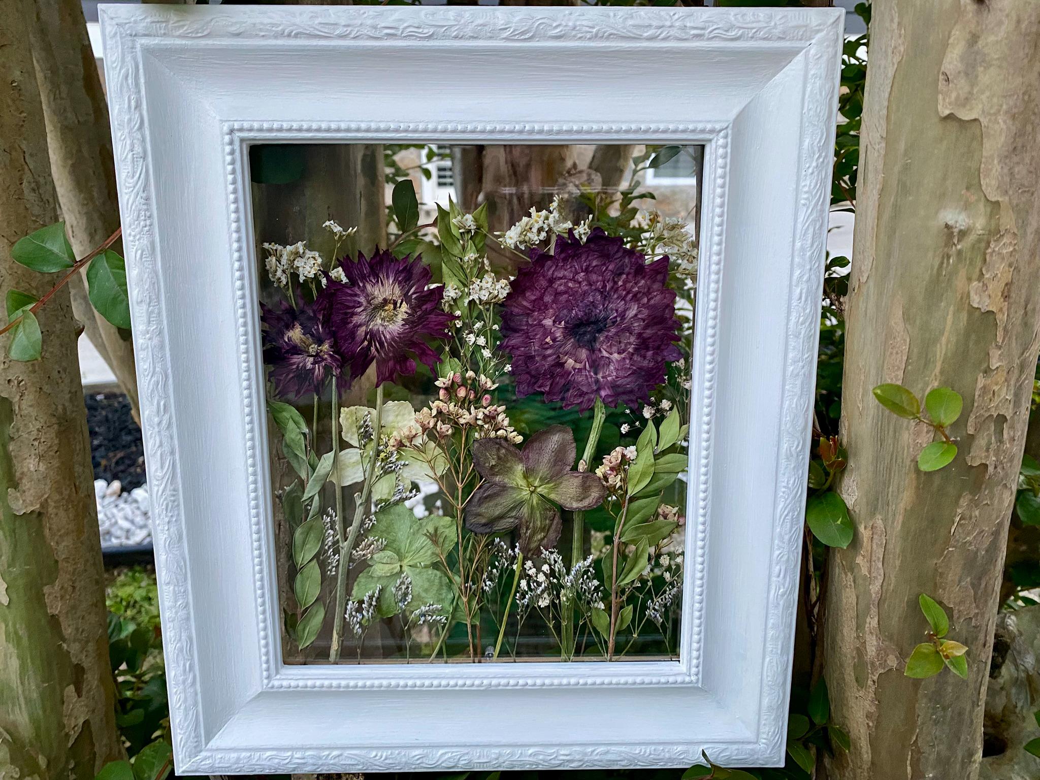 Handmade Wall Art Using Dried Flowers in Frames. Beautiful Nature ...