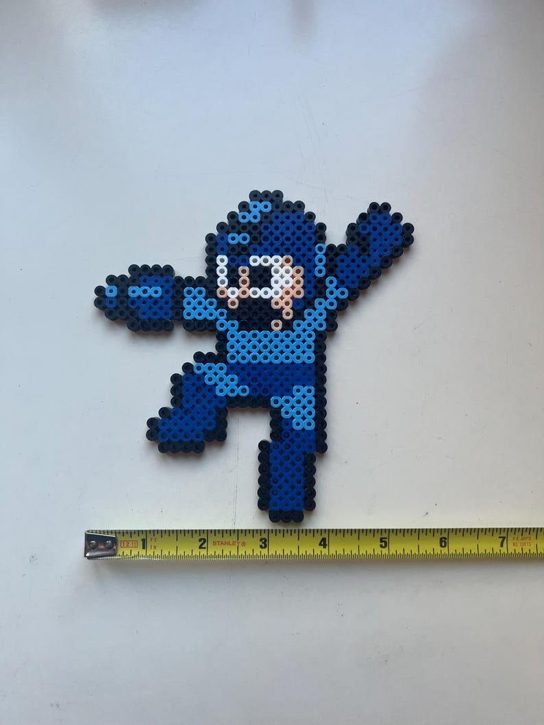 Mega Man Perler Bead Retro Sprite Pixel Art - Etsy