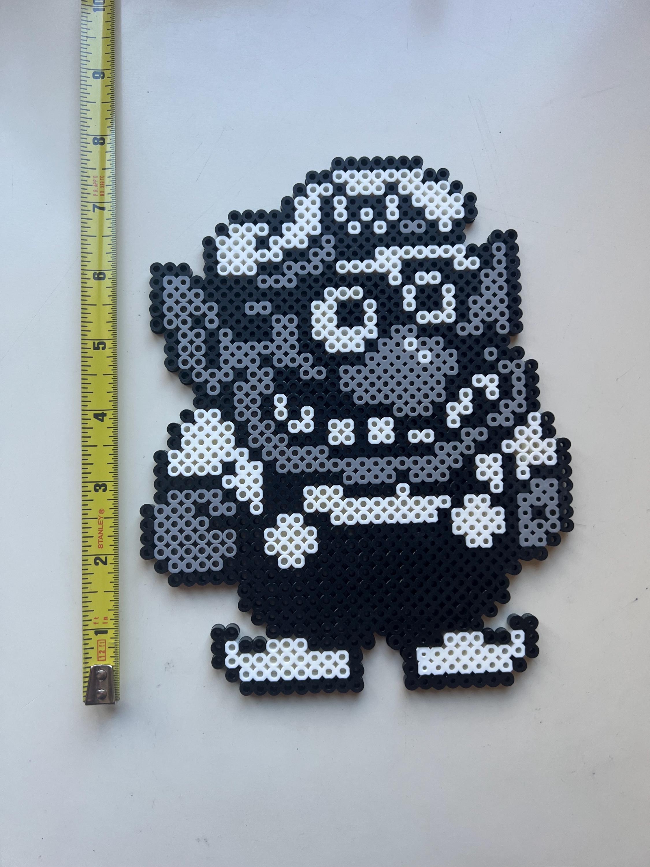 Wario Super Mario Land 2: 6 Golden Coins Perler Bead Retro Sprite Pixel ...