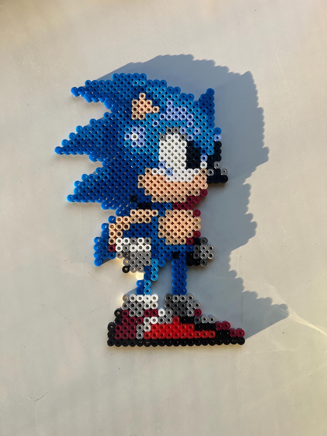 Sonic the Hedgehog 2 Perler Bead Retro Sprite Pixel Art - Etsy
