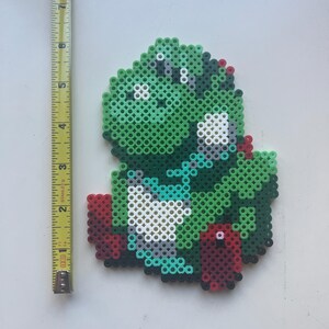 Big Yoshi Super Mario RPG Perler Bead Pixel Art Nintendo - Etsy