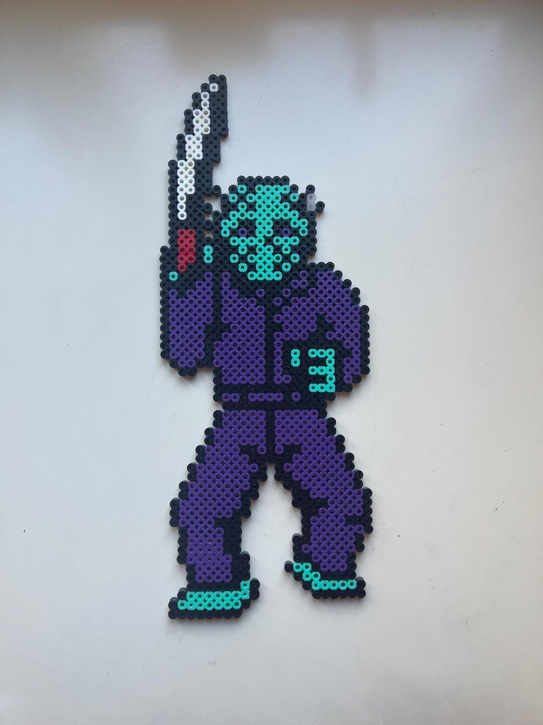 Jason Voorhees Friday the 13th Perler Bead Retro Sprite Pixel Art - Etsy
