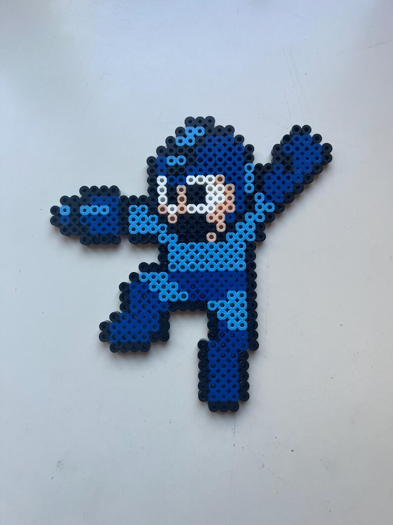 Mega Man Perler Bead Retro Sprite Pixel Art - Etsy