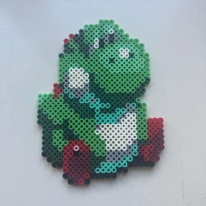 Big Yoshi Super Mario RPG Perler Bead Pixel Art Nintendo - Etsy