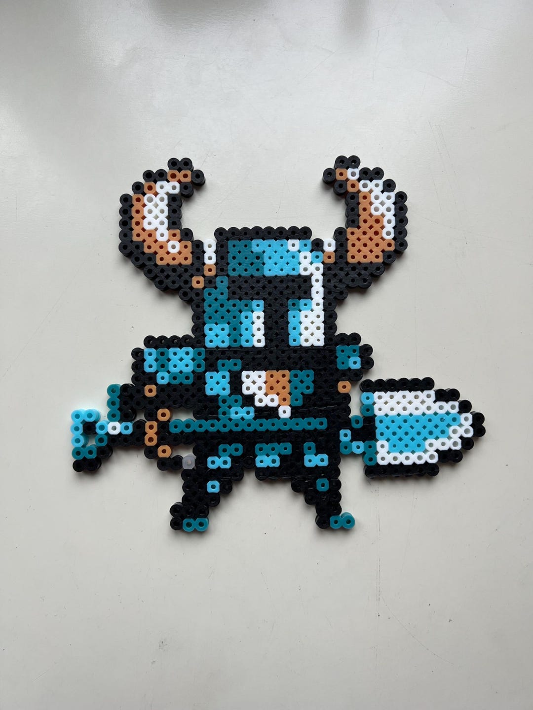 Shovel Knight Perler Bead Retro Sprite Pixel Art - Etsy