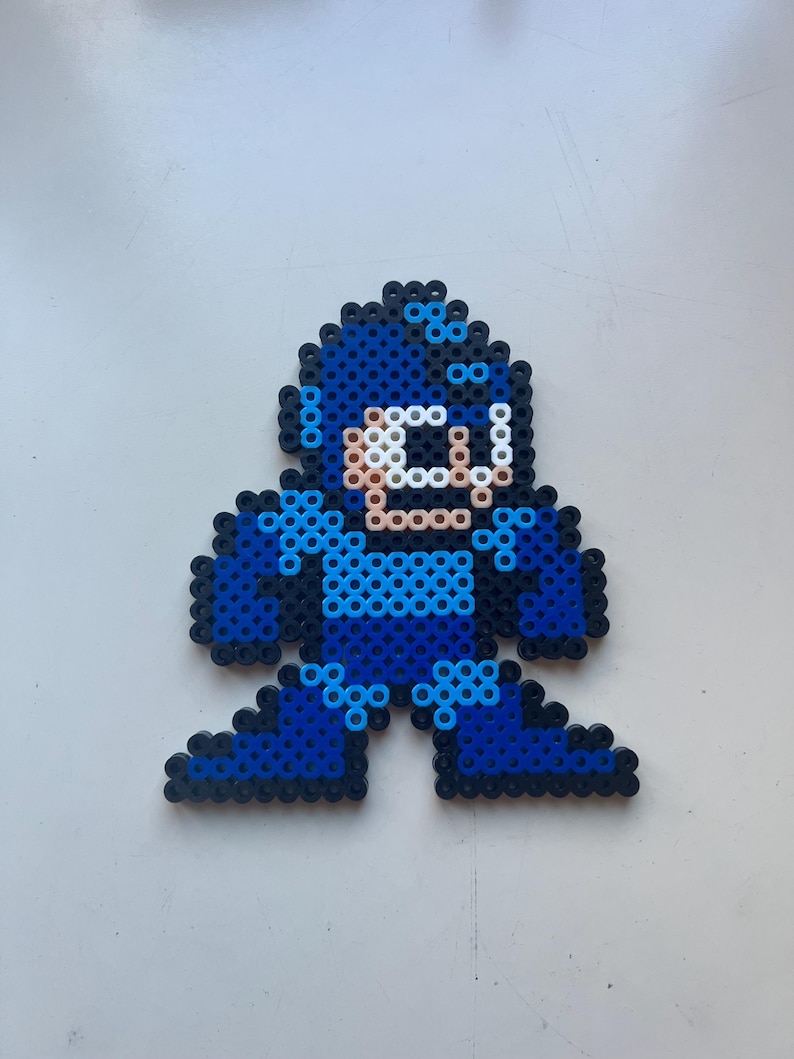 Mega Man Perler Bead Retro Sprite Pixel Art - Etsy