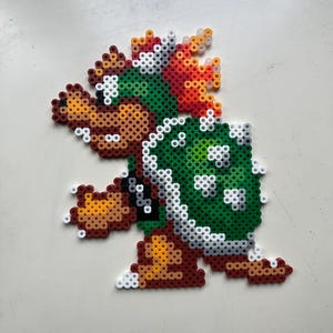 Bowser Super Mario Bros. Super Mario All-stars Perler Beads SNES ...