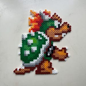 Bowser Super Mario Bros. Super Mario All-stars Perler Beads SNES ...