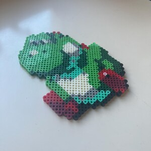 Big Yoshi Super Mario RPG Perler Bead Pixel Art Nintendo - Etsy