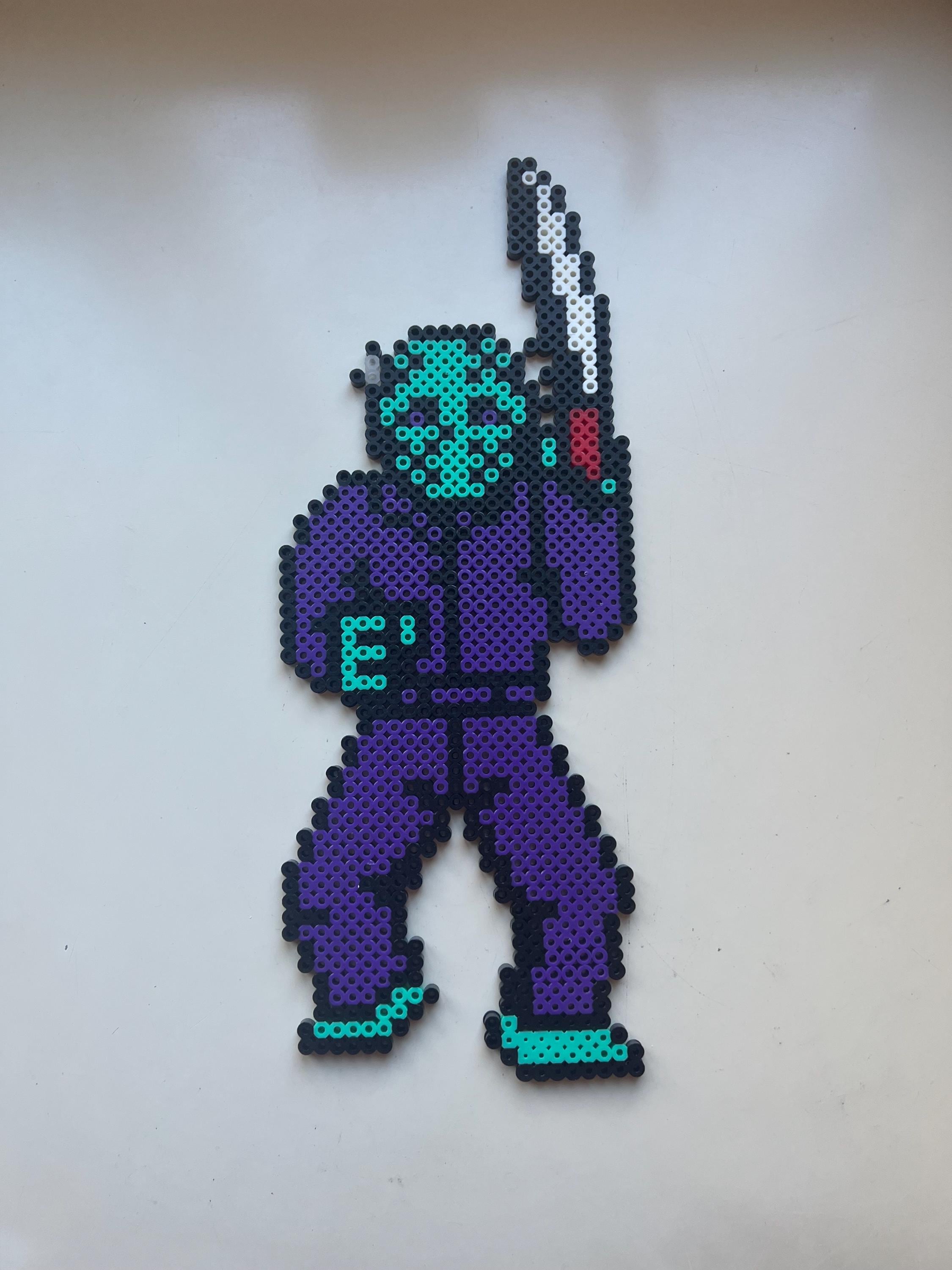 Jason Voorhees Friday the 13th Perler Bead Retro Sprite Pixel Art - Etsy