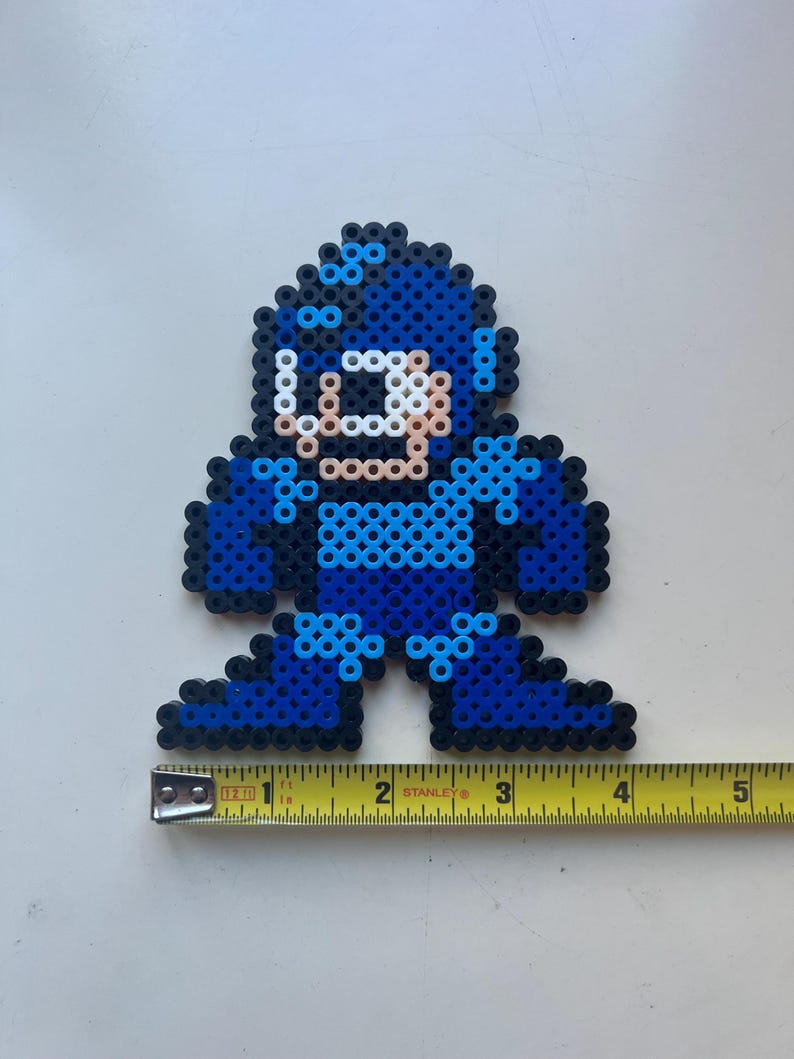 Mega Man Perler Bead Retro Sprite Pixel Art - Etsy