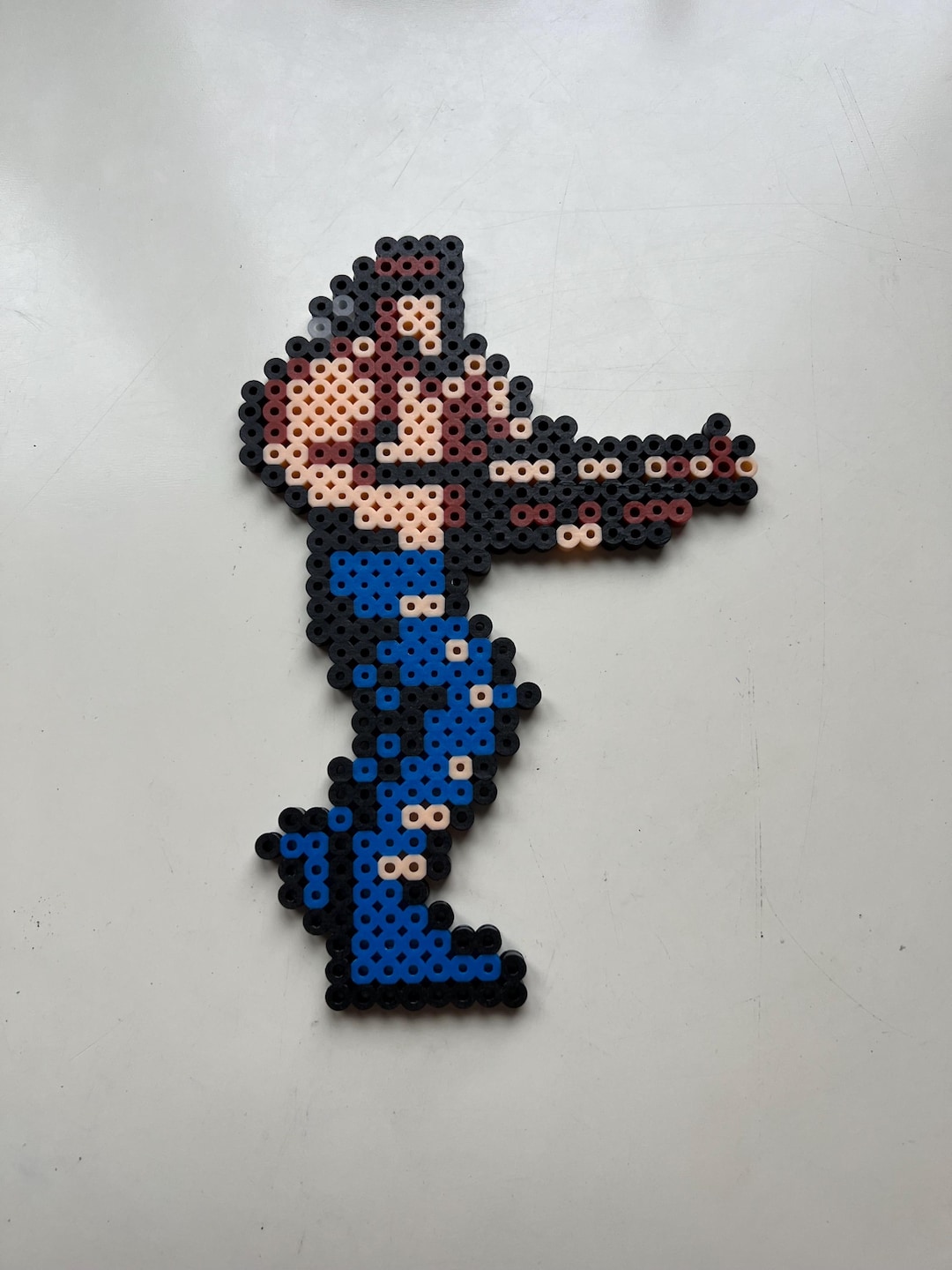 Bill Contra Perler Bead NES Retro Sprite Pixel Art - Etsy