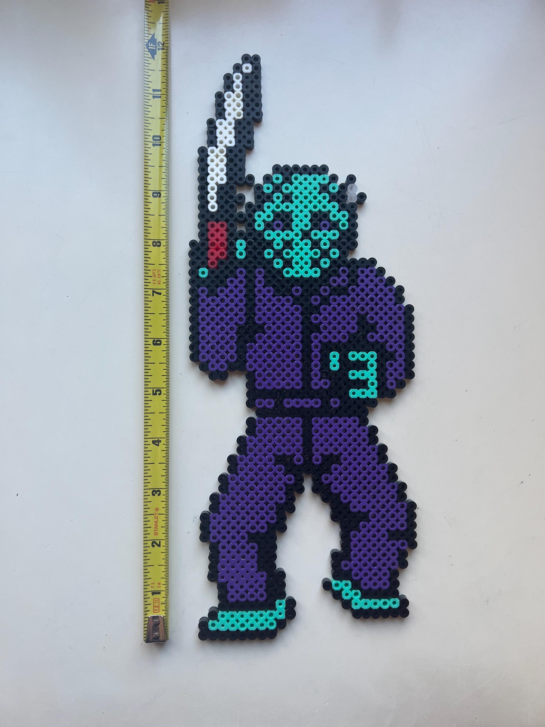 Jason Voorhees Friday the 13th Perler Bead Retro Sprite Pixel Art - Etsy