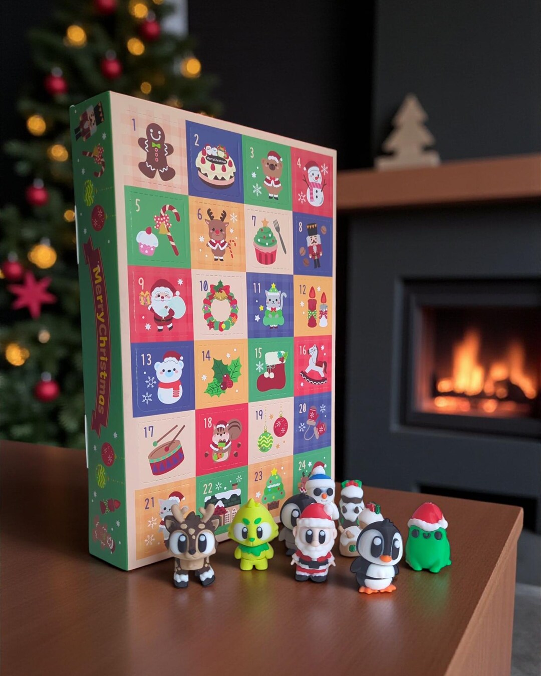 3D Minis Calendar - Etsy