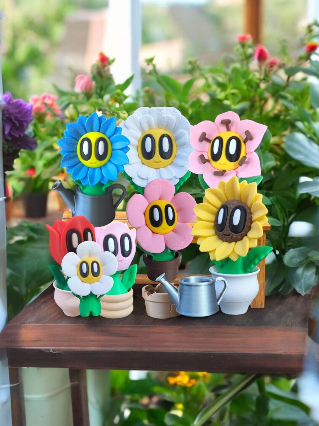 3D Printed Flower Collection - Etsy