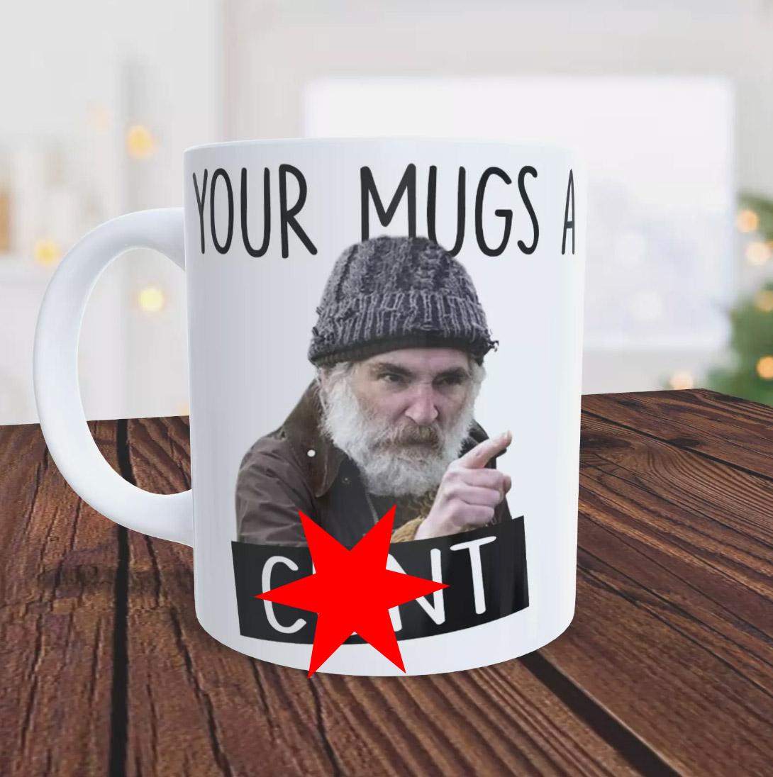 Brassic Adult Farmer Jim Mug - Etsy UK