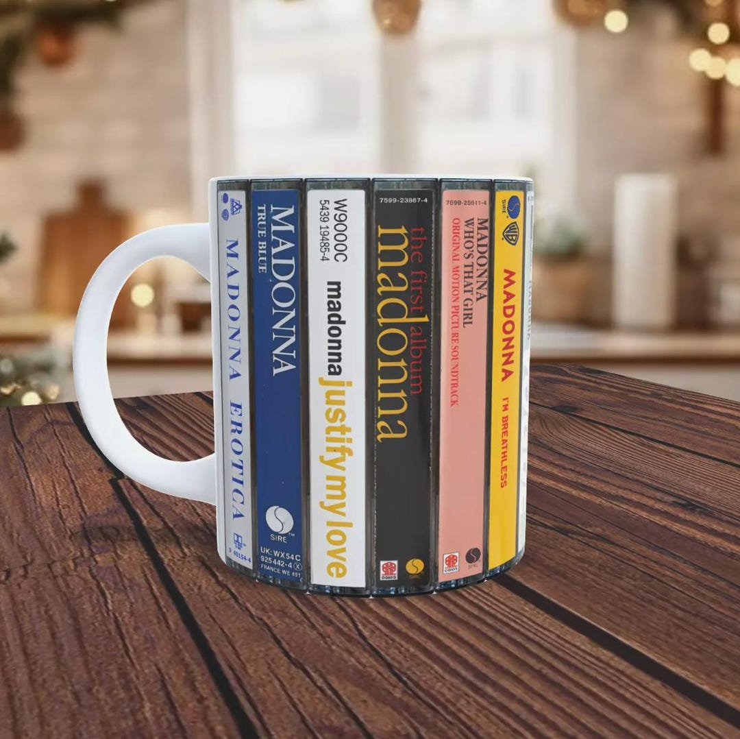 Madonna Cassette Mug - Etsy UK